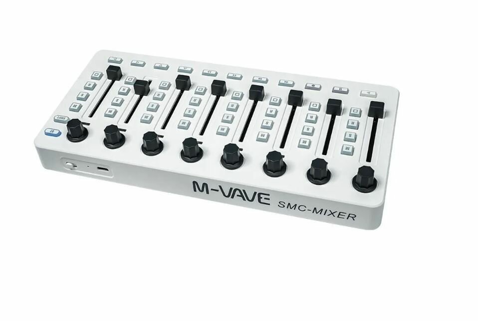 M-VAVE SMC-Mixer Беспроводной MIDI-контроллер Микшерная консоль 8 Encode