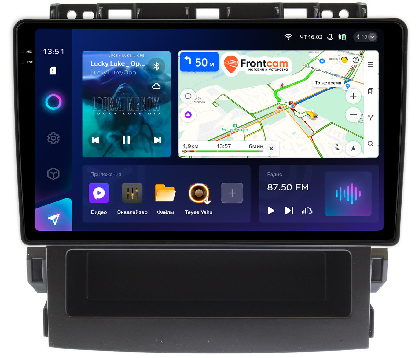Штатная магнитола Teyes CC3 2K 4/32 9.5" RM-9-768 Subaru Forester 5, Impreza 5, XV 2, Crosstrek 2 2017-2024 Android 10 (4G-SIM, DSP, QLed)