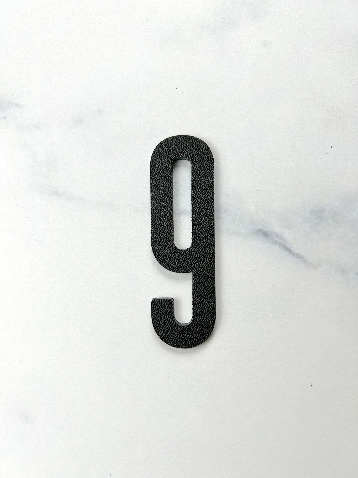 Цифра на дверь Локи -9, 3мм АБС-пластик