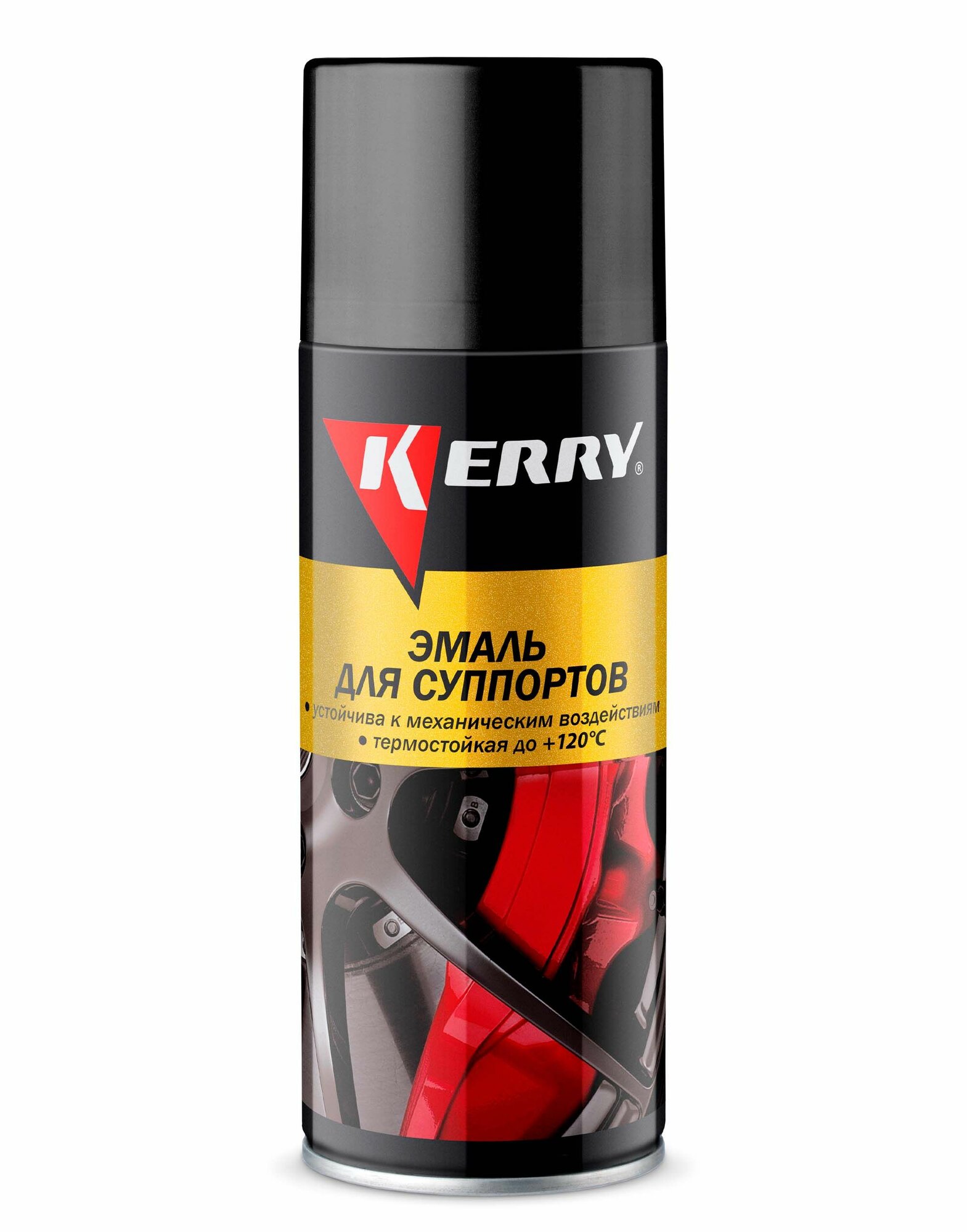 Эмаль для суппортов черная 520 мл KERRY KR-962.4