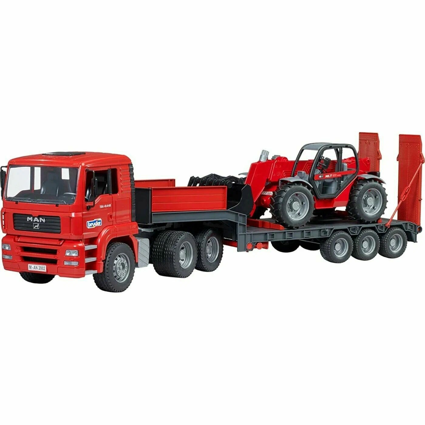 Bruder машинка грузовик MAN с погрузчиком Manitou 02-774