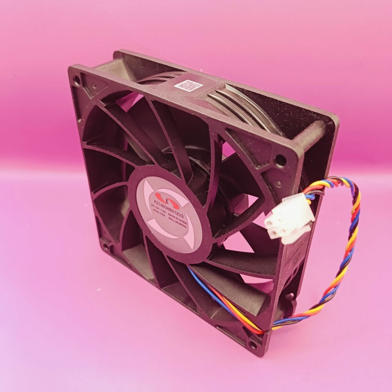 Вентилятор KZ 14х14 (7,2 A) 4 пин квадрат с балансировкой