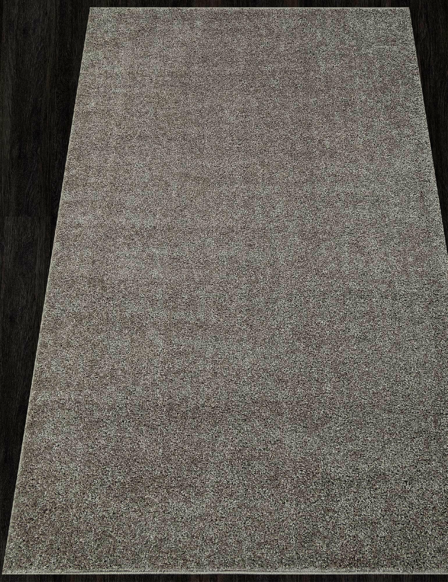 Ковер на пол в спальню в гостиную 120х180 см однотонный ворс 25 мм шегги 323352 KoverVDom