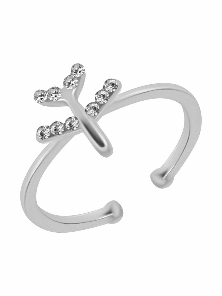 Кольцо помолвочное, фианит