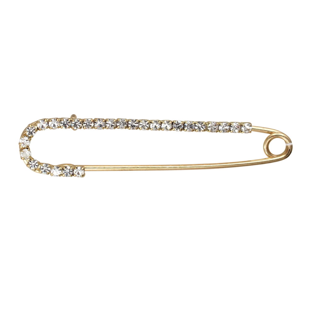 Брошь Эстет, стразы