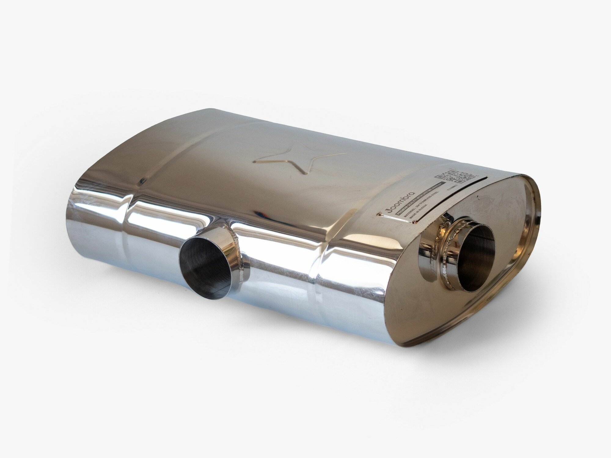 Глушитель Joombra 51*400 Т-образный из Нержавеющей стали для выхлопной системы Автомобиля