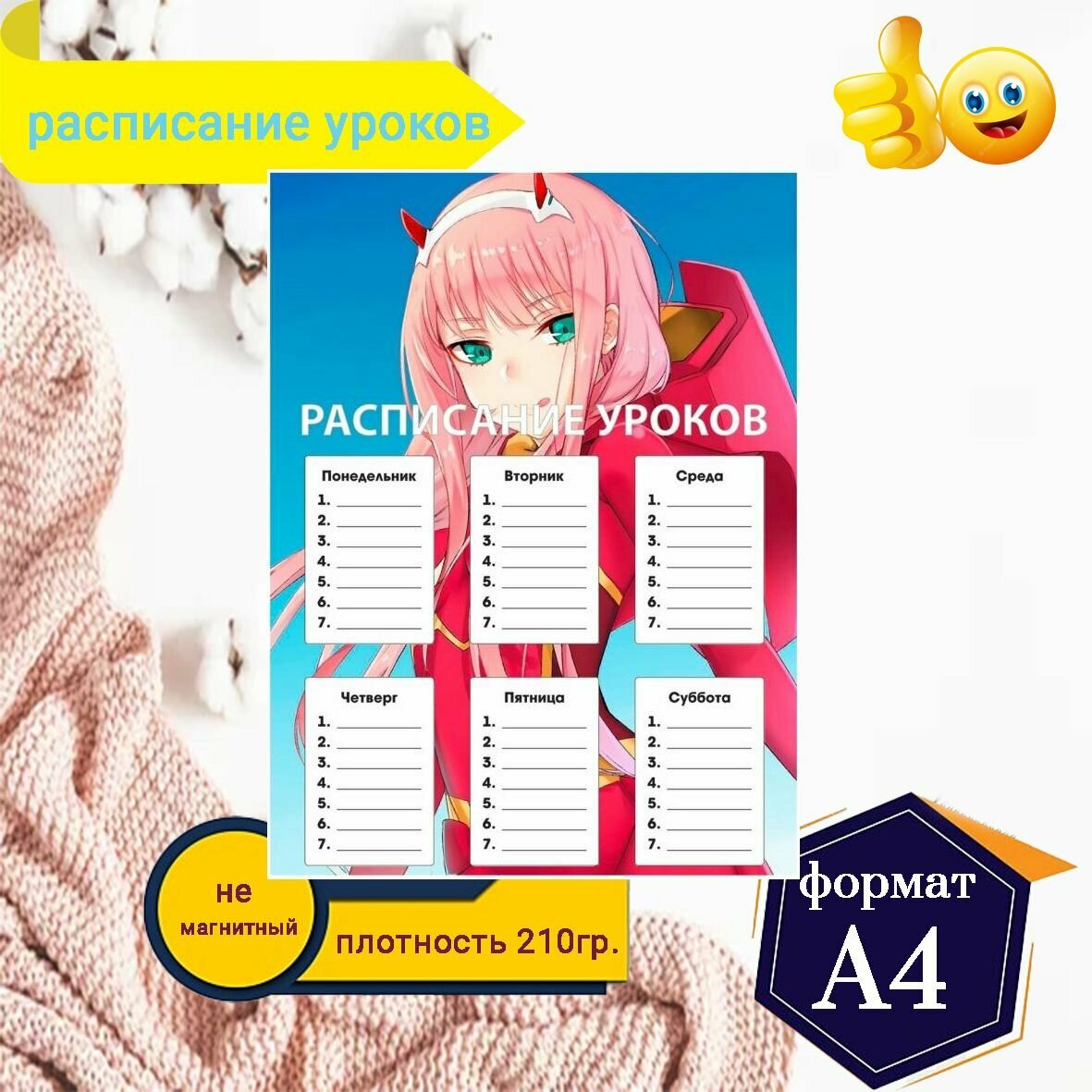 Расписание уроков "Пошки"