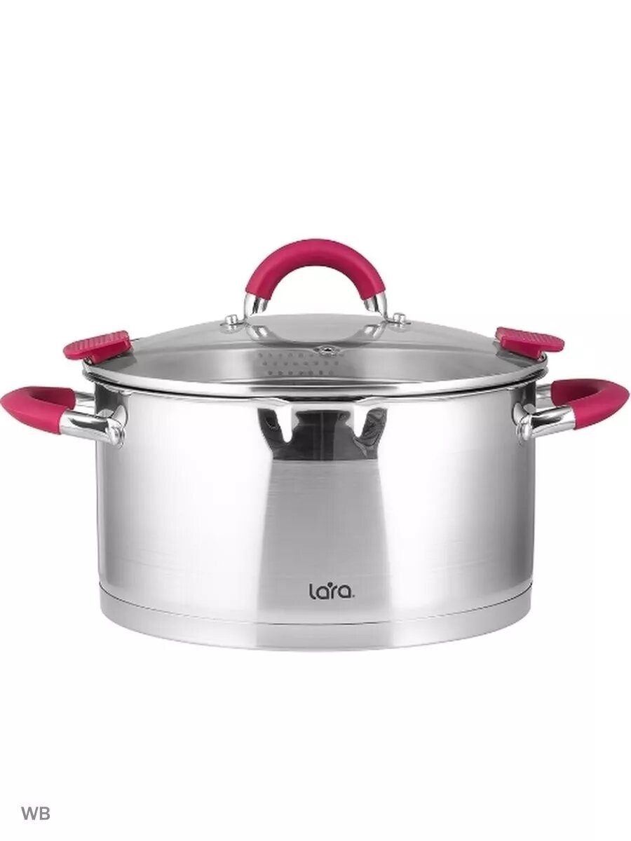 Кастрюля нержавеющая с крышкой