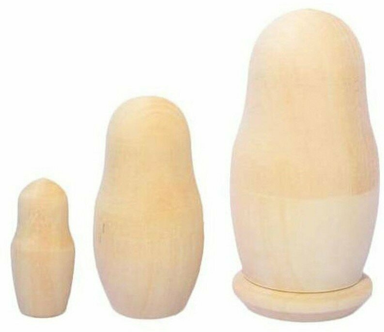 Матрешка 3в1(под роспись) (РНИ)