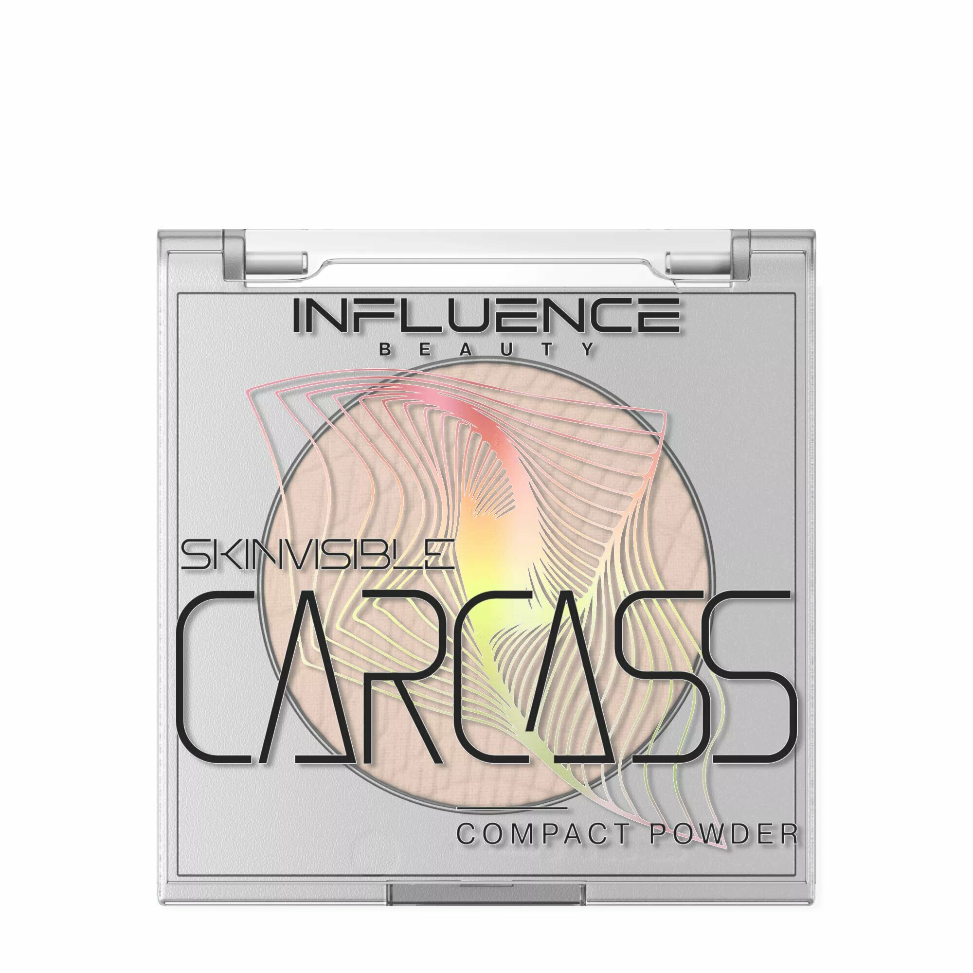 Пудра компактная легкая Influence Beauty Skinvisible Сarcass т.02 4,2 г