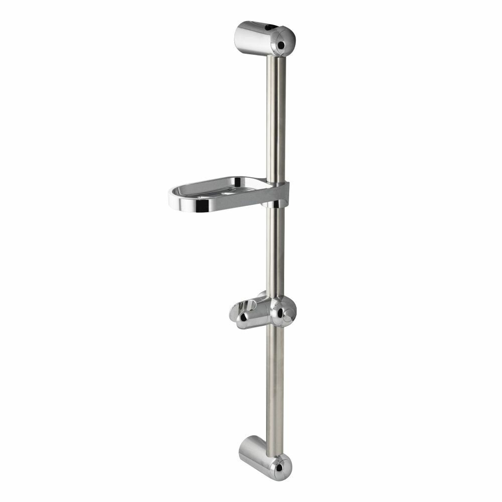 Громикс - Стойка душевая с мыльницей, без лейки и шланга, высота - 600 мм, цвет хром.