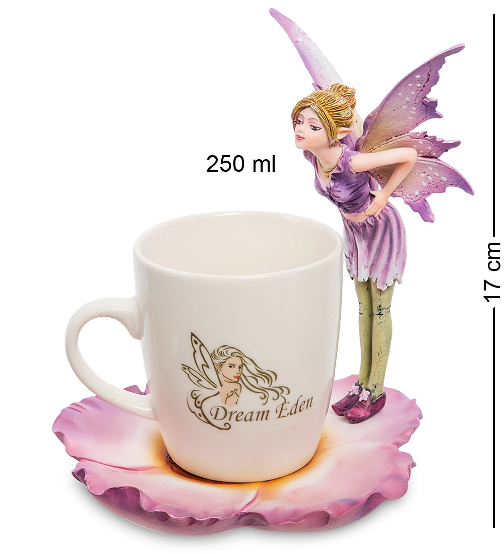 Статуэтка Фея на чашке