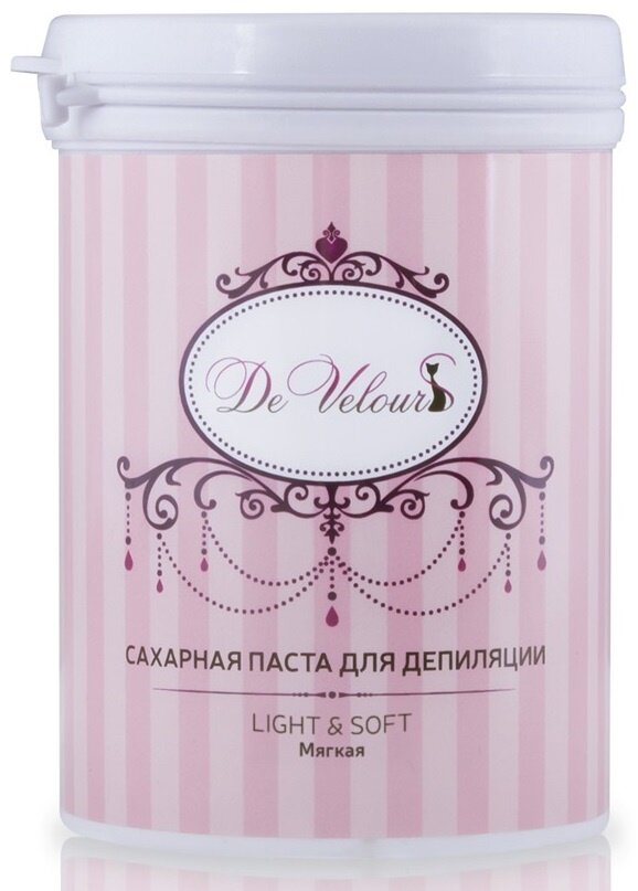 De Velours Сахарная паста для шугаринга - Мягкая (Sugarpaste - Light&Soft), 330 гр.