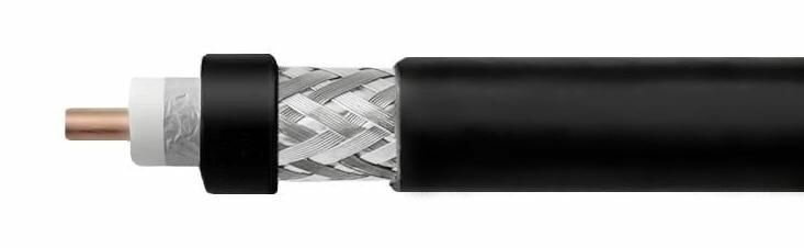 Кабель коаксиальный HOMO ANTENNIUS 5D-FB 50 Ом, сплошной медный проводник, 15 метров