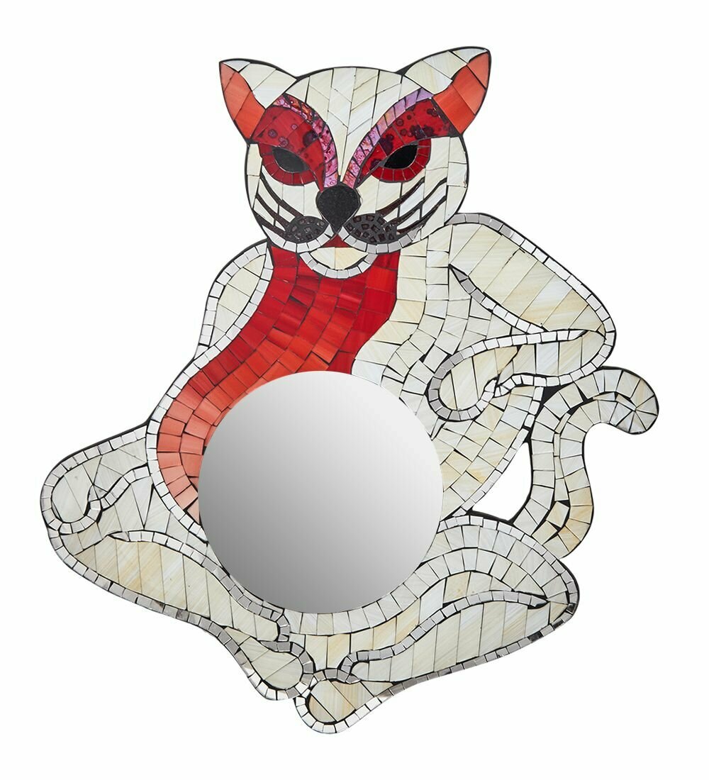 Панно 'Кот' (мозаика, о. Бали)