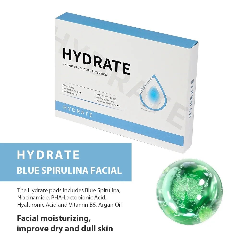 Hydrate Blue Spirulina Facial Pods Type 5
