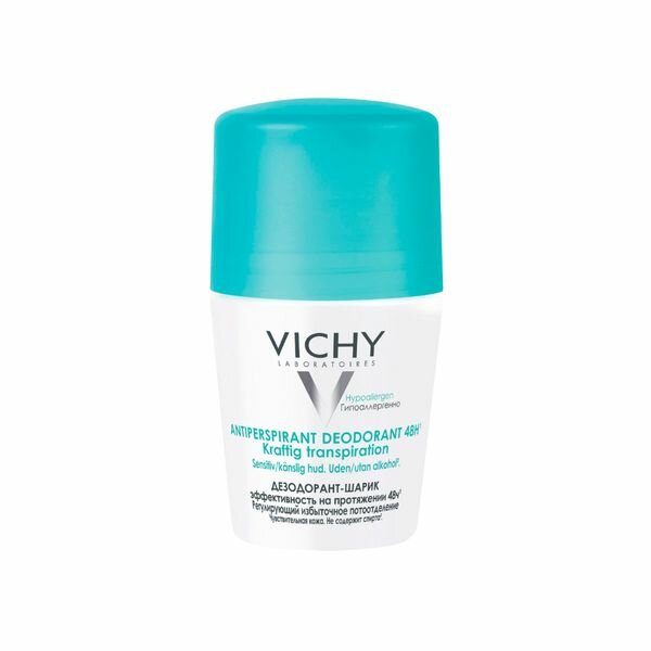 Дезодорант регулирующий избыточное потоотделение 48 часов Vichy/Виши ролик 50мл