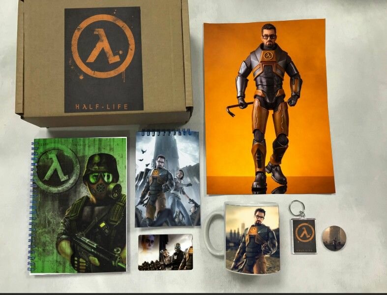 Бокс Half-Life, Халф Лайф №6, Товары с нашими рандомными картинками