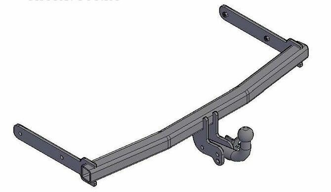 Фаркоп для Skoda Fabia хэтчбек (комби) с 2007 (без электрики) (паспорт и сертификат) Трейлер.9731
