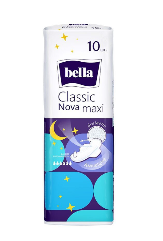 Гигиенические прокладки Bella Classic Nova Maxi, 10 шт