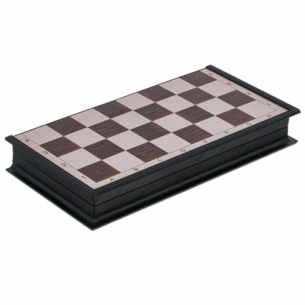 Игра настольная 2 в 1 (шахматы, шашки),21х10х3 см