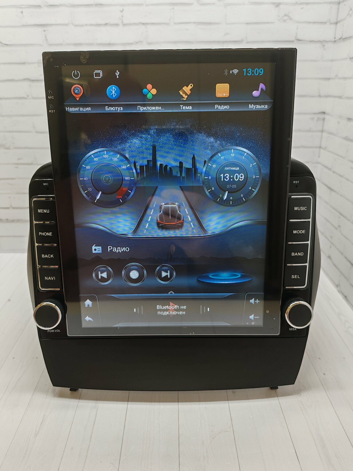 Магнитола андроид Tesla для Hyundai iX35, Tucson 2010-18г/ 8-ядер по 2,2МГц/4+64гб/Android-Auto/CarPlay