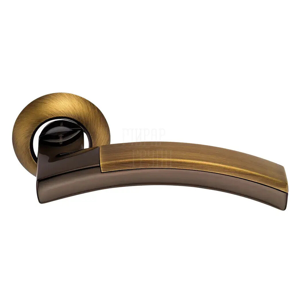 Дверные ручки на круглой розетке Archie S010 132 античный кофе