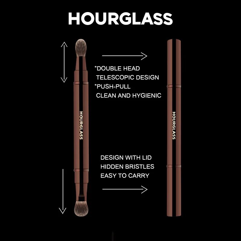 Двухсторонняя кисть для теней Hourglass