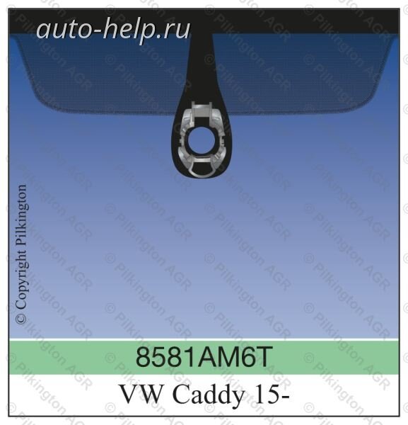 BENSON VOLKSWAGEN Лобовое ДД VIN Молдинг solar