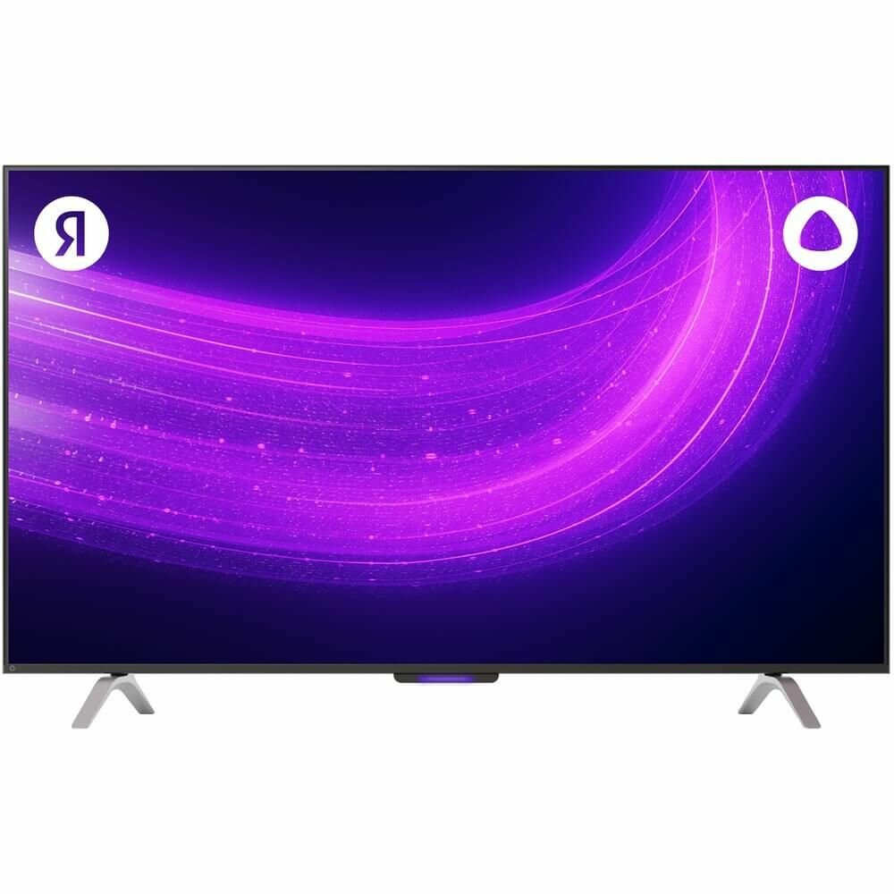 Телевизор Яндекс ТВ Станция PRO с Алисой 65", YNDX-00102, 4K UHD LED Smart TV