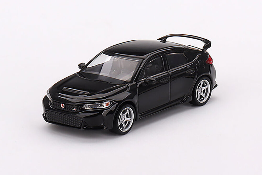 Модель коллекционная MINI GT Honda civic type r 2023 black (длина модели 6-10 см)
