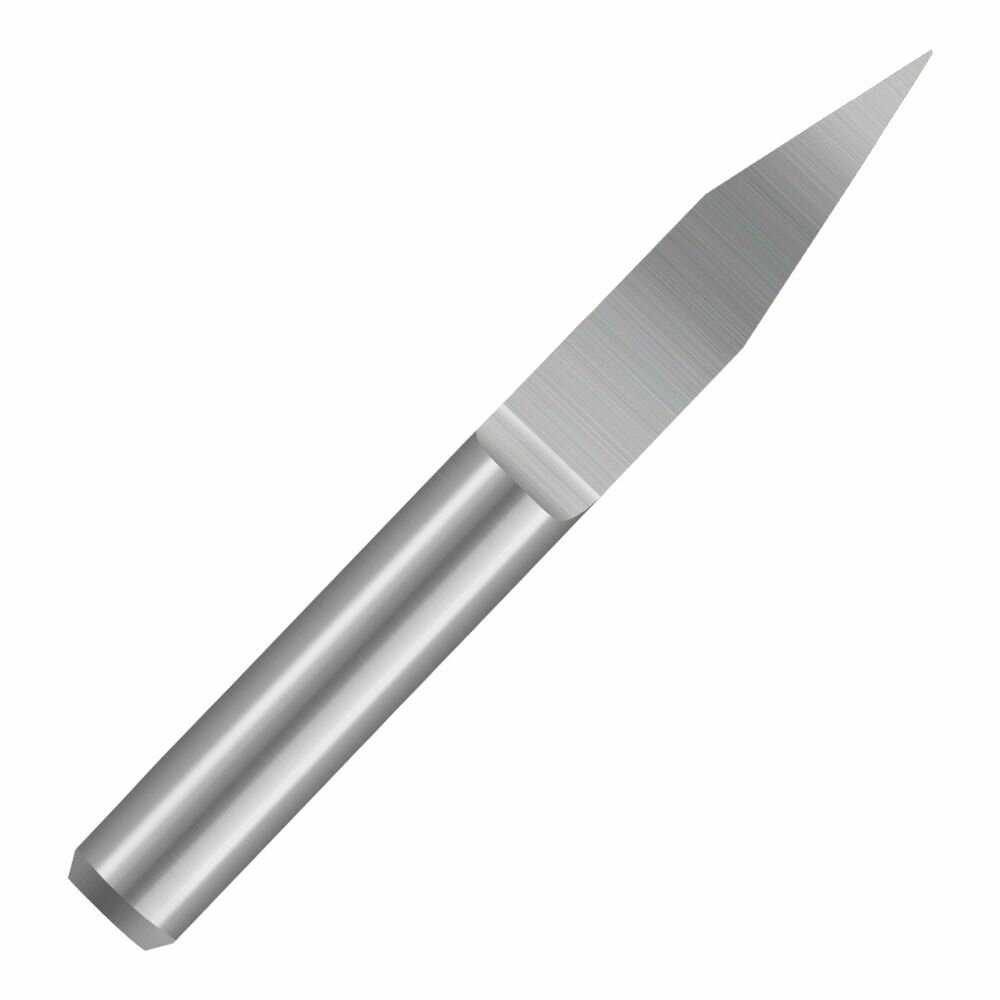 Гравер конический XCAN плоский, 3.175х0,1, 25 градусов, 10 шт.