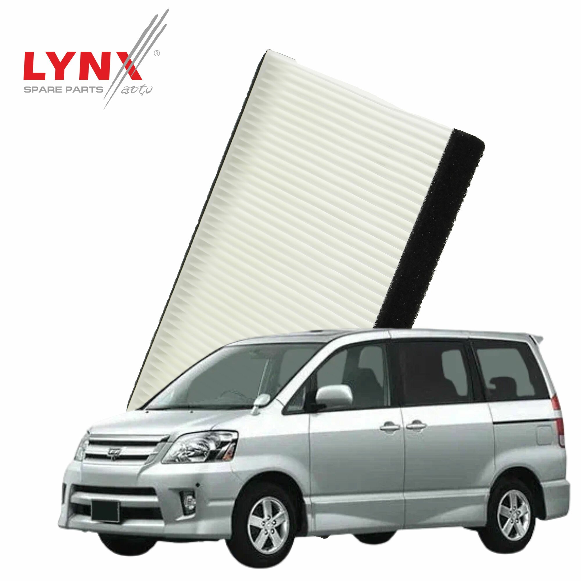 Фильтр салонный Toyota Noah (1) / Тойота Ноах 2001 2002 2003 2004 2005 2006 2007 / 1шт LYNXauto