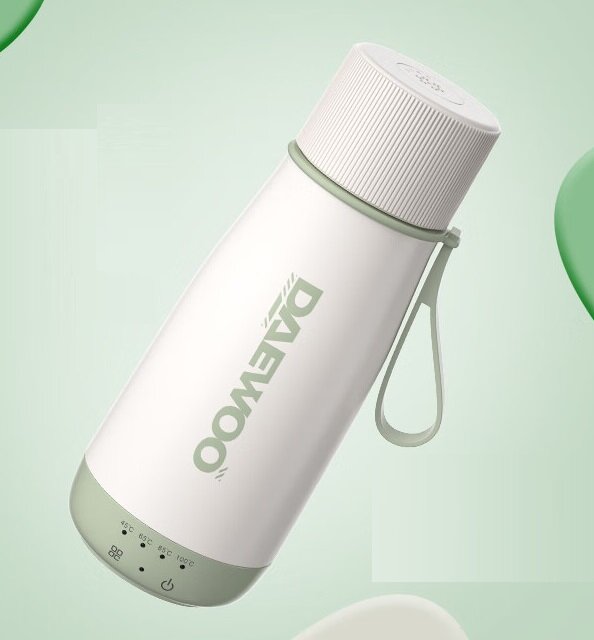 Портативный мини электрочайник DAEWOO D5, Milk Candy White