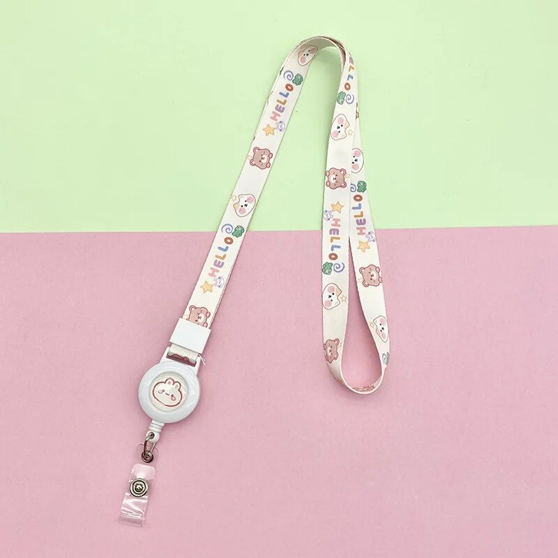 Брелок-ретрактор каваи Розовый, No.13