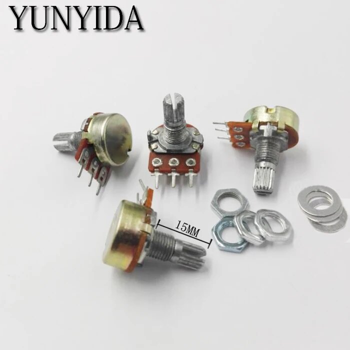 Потенциометр 100 кОм YUNYIDA WH148 (5 шт.)