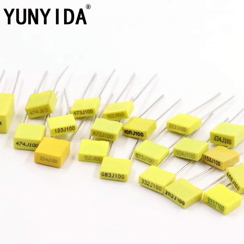 Корректирующие конденсаторы YUNYIDA 100V 222J 20pcs