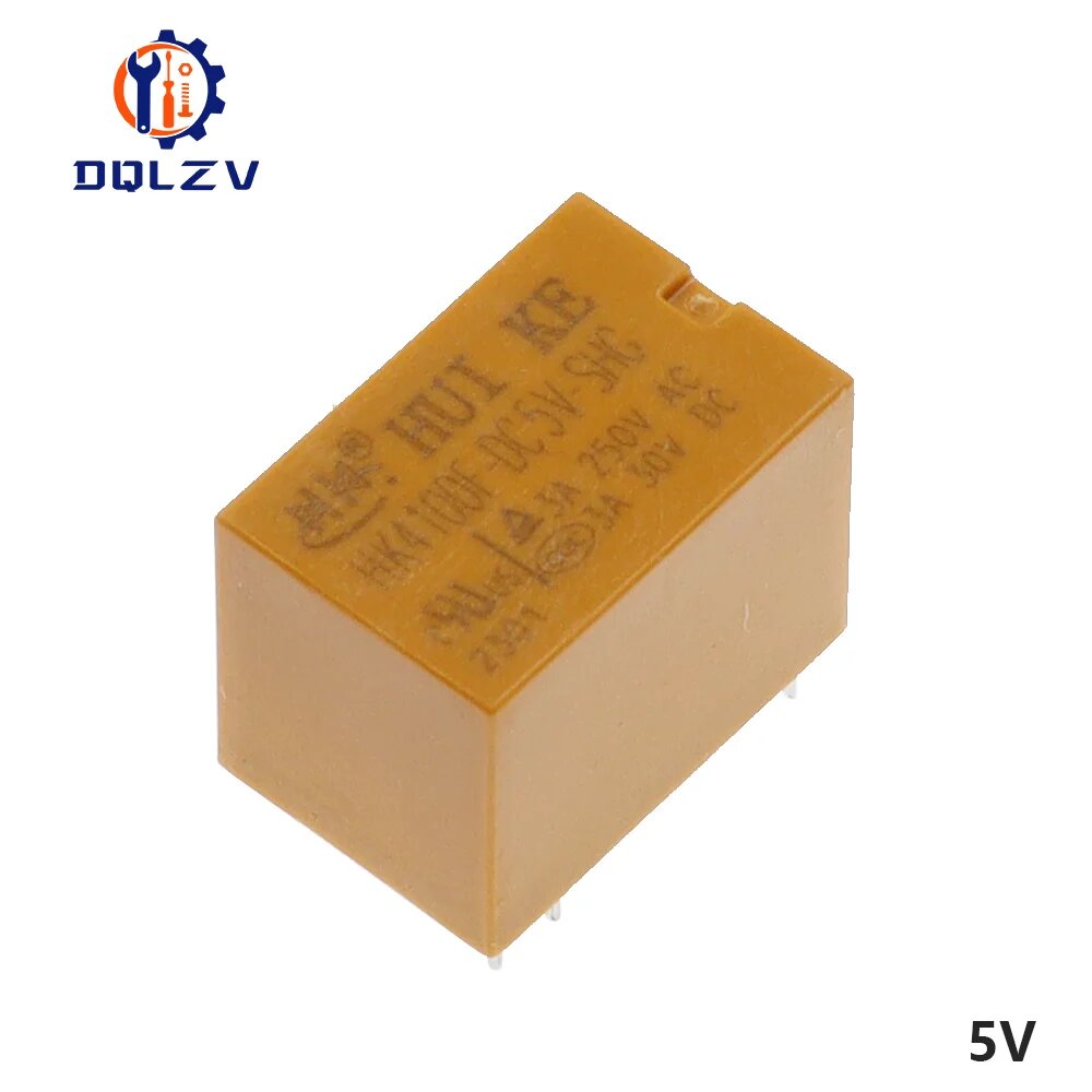 Реле HK4100F DC 5V, 3A, 5шт