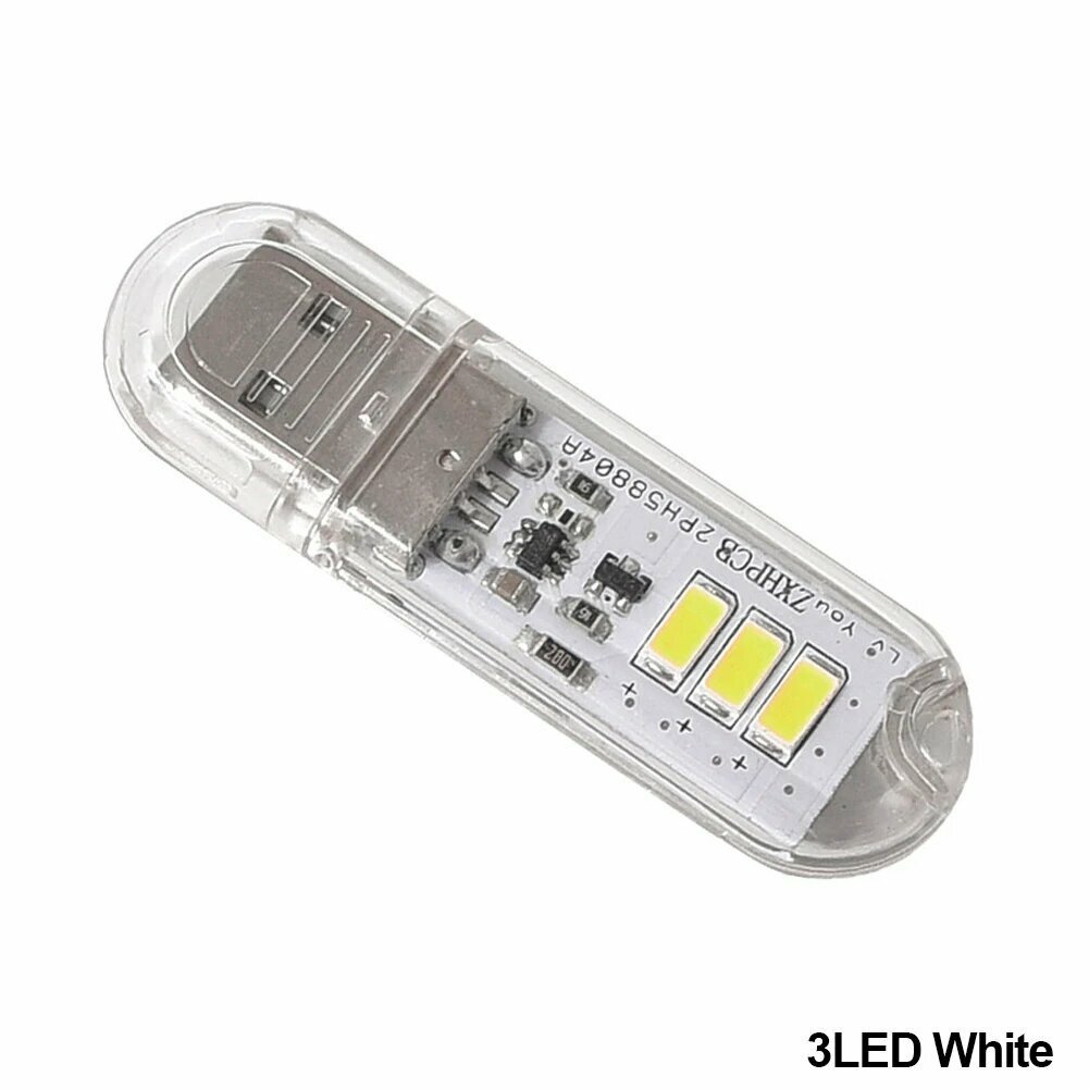 3LED White USB лампа