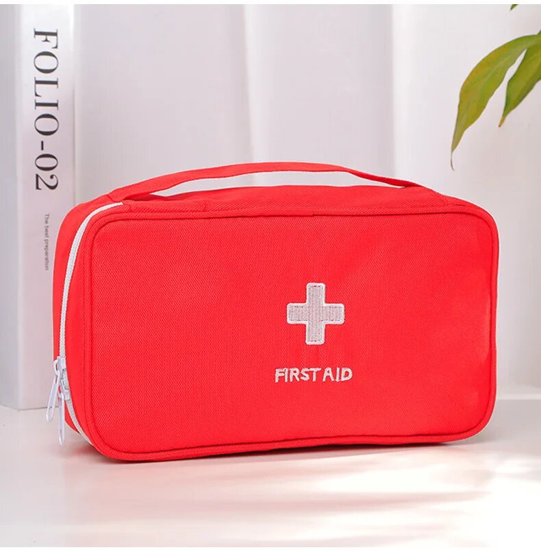 Красная аптечка First Aid, портативная
