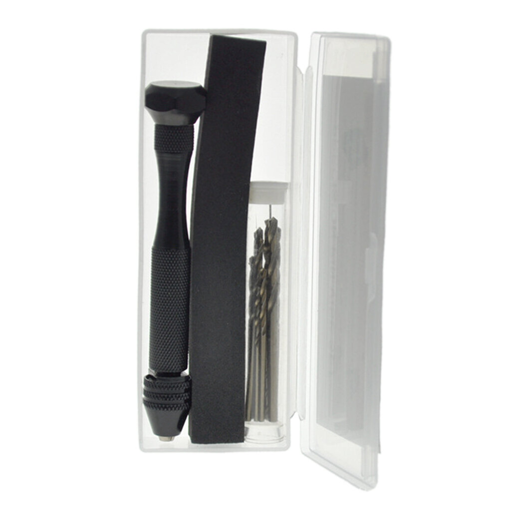 Высокоскоростная черная ручная спиральная дрель Высококачественные материалы Прочная Износостойкая конструкция для пробивки различных материалов