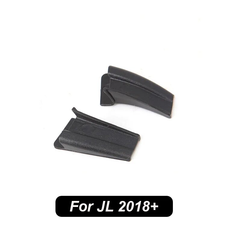 Защита от дождя для крыши автомобиля, удлинитель для канала водосточных желобов для Jeep Wrangler JK JL JLU Gladiator JT 2007-2023 FOR JL SHORT BLACK