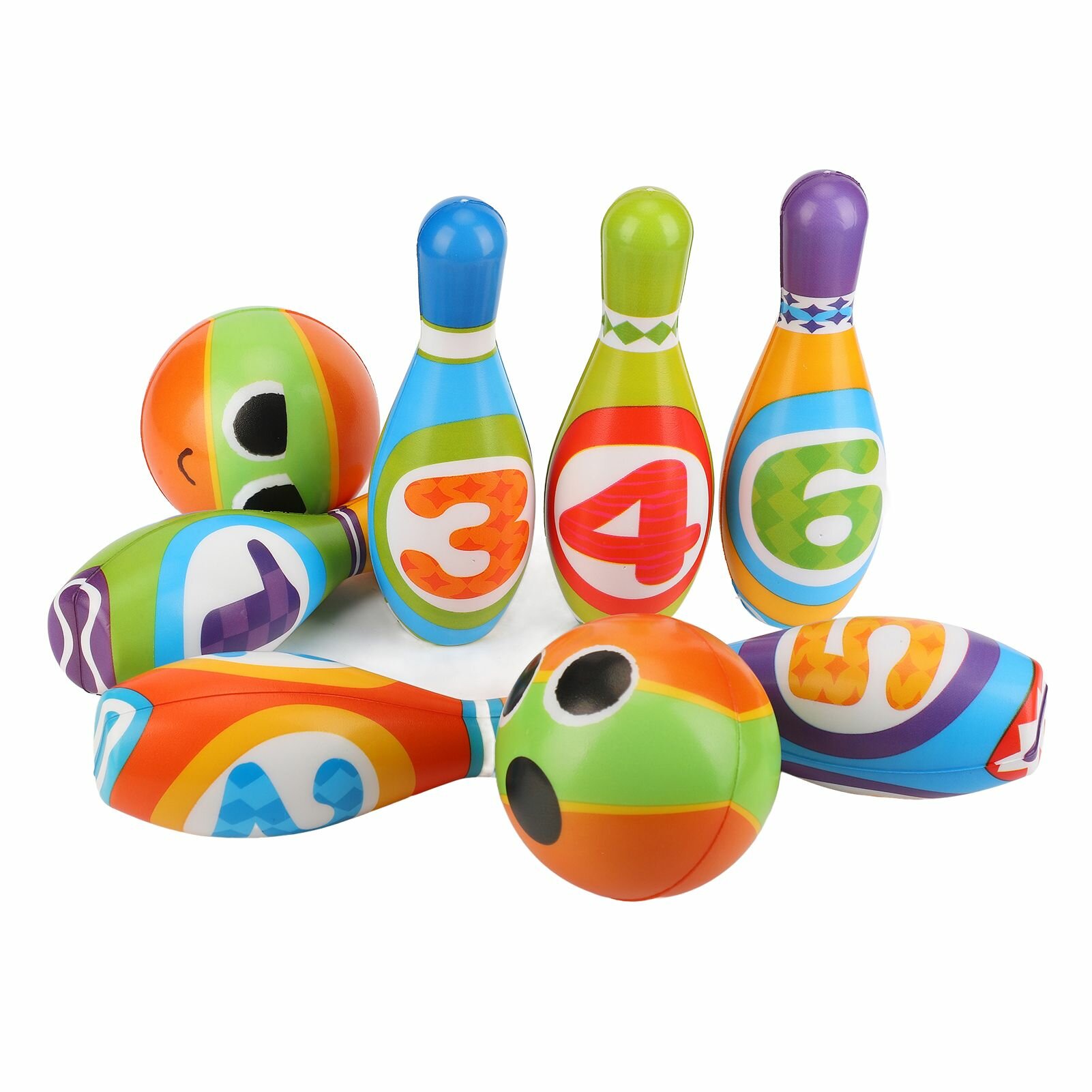 Набор детских игрушек для боулинга