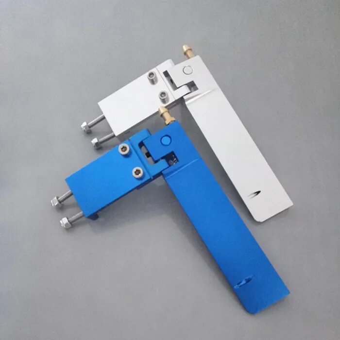 Металлический водяной руль 75 мм для радиоуправляемой лодки 75mm Blue