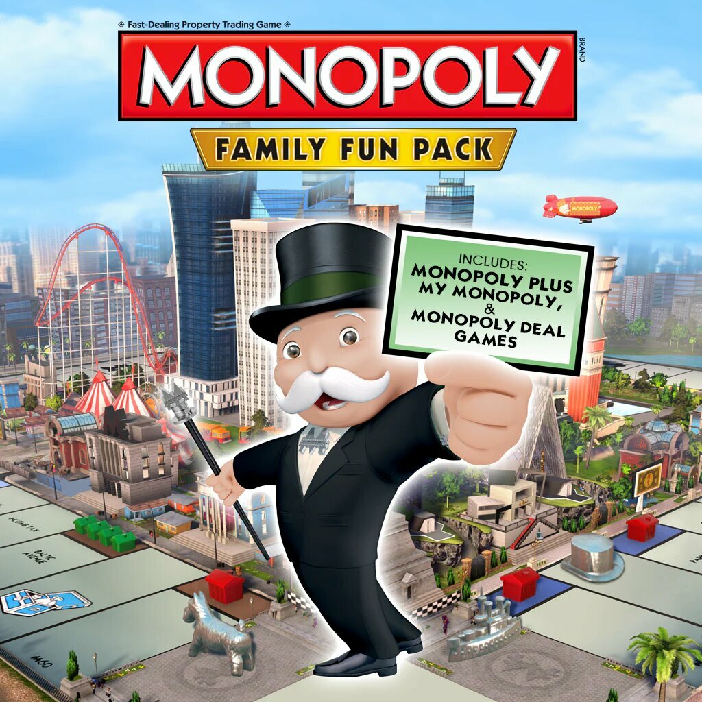 Игра Monopoly Family Fun Pack, для PlayStation 4, полностью на русском, Турция