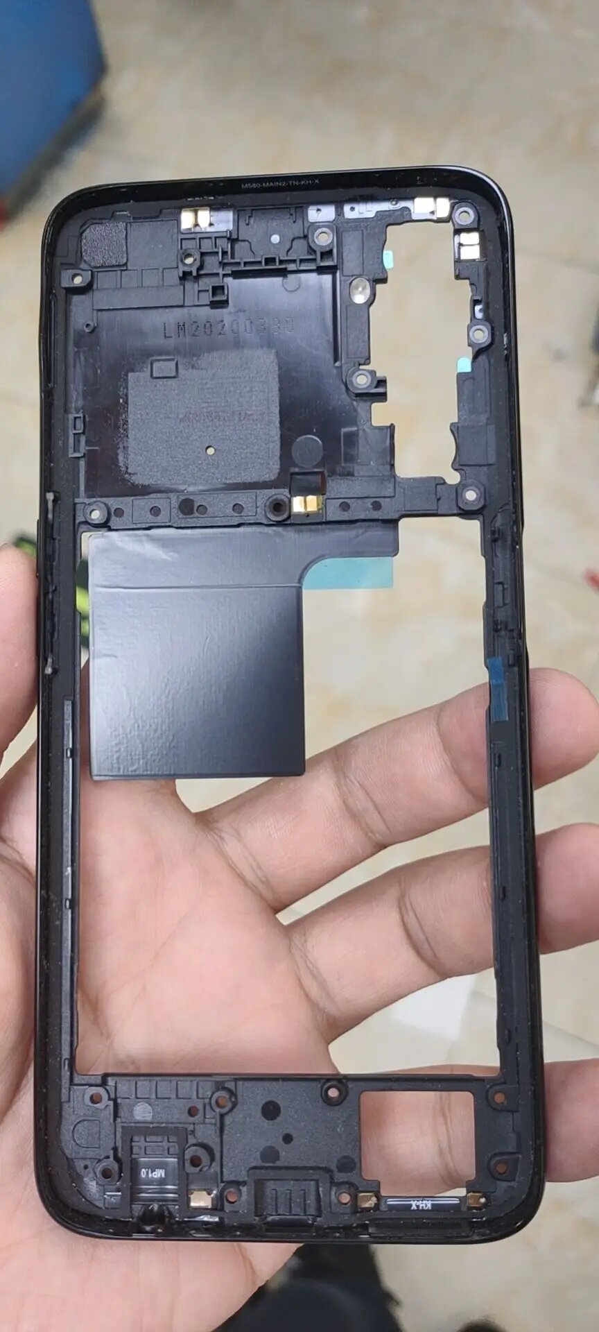 6,6 "для Realme 6 pro средняя Рамка передняя рамка Лицевая панель чехол запасные части