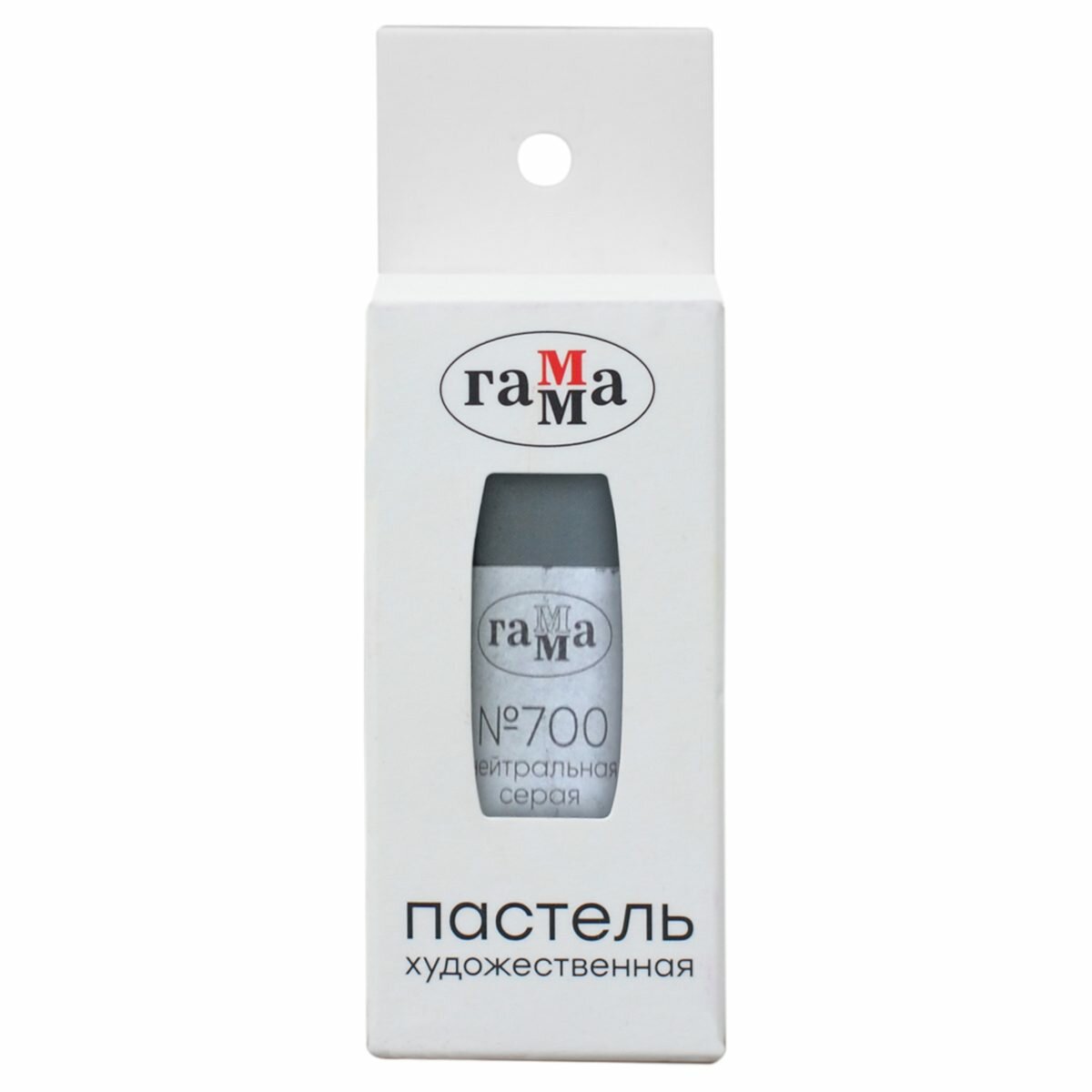 Пастель сухая художественная Гамма, нейтральная серая №700, картон. упак, европодвес (210823_700)