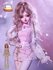 BwithU 1/4 BJD кукла Барий: Светло-розовый стиль в нежном наряде с кружевными ру...