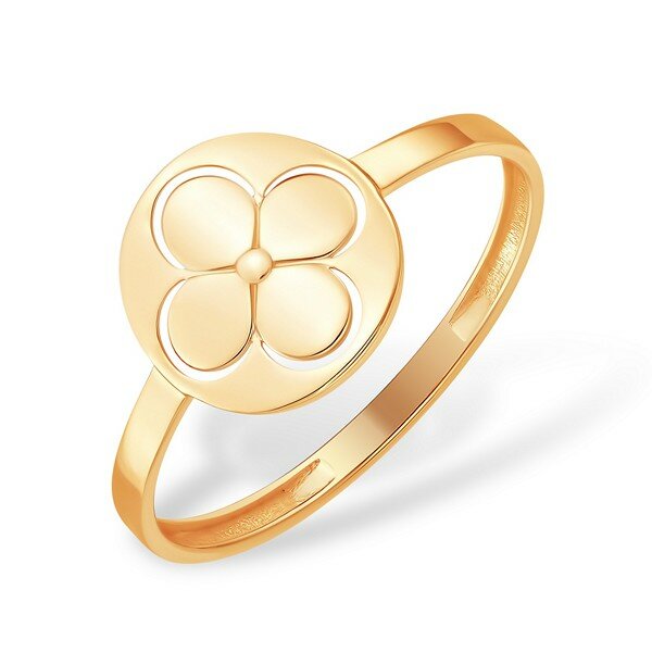 Кольцо, красное золото, 585 проба