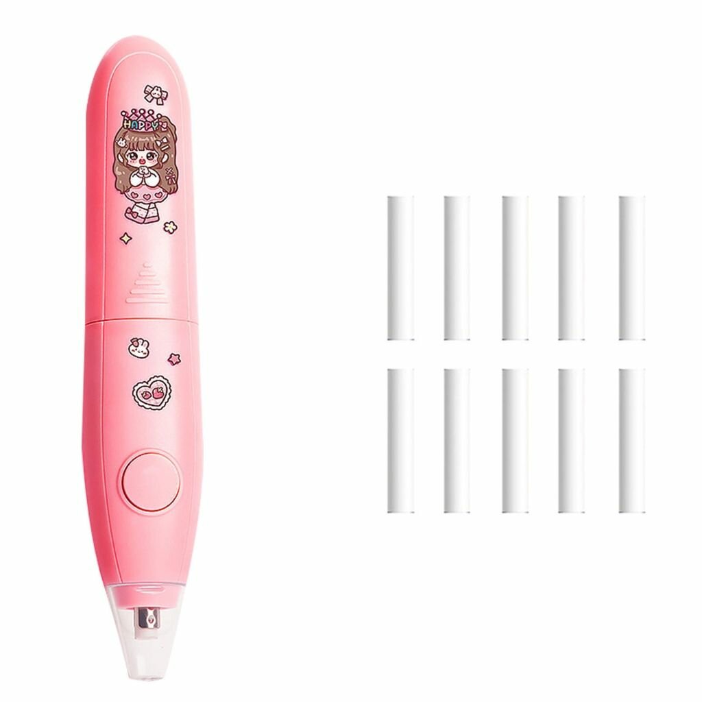 Электрический ластик для студентов, художников, карандаш со сменными стержнями, школьные принадлежности, канцелярские подарок